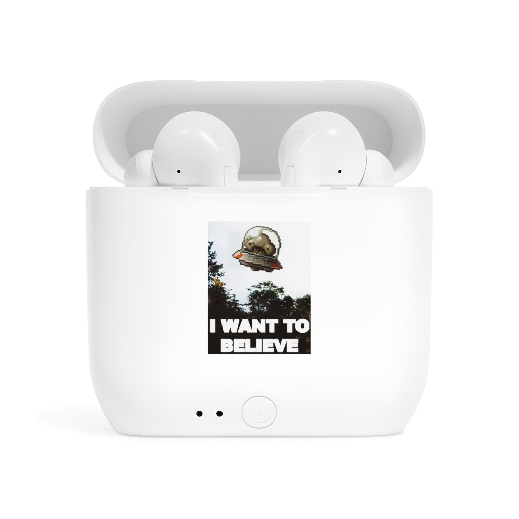 Essos Wireless Earbuds - I Want to Believe – Gamers Sans Frontieres